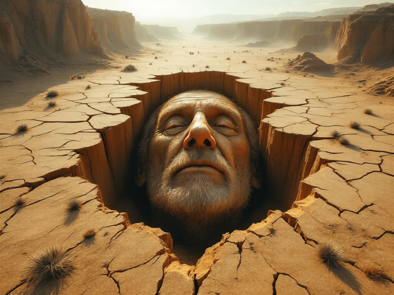 Desert Portrait – digital art – Essays, Art and Plays by Dan